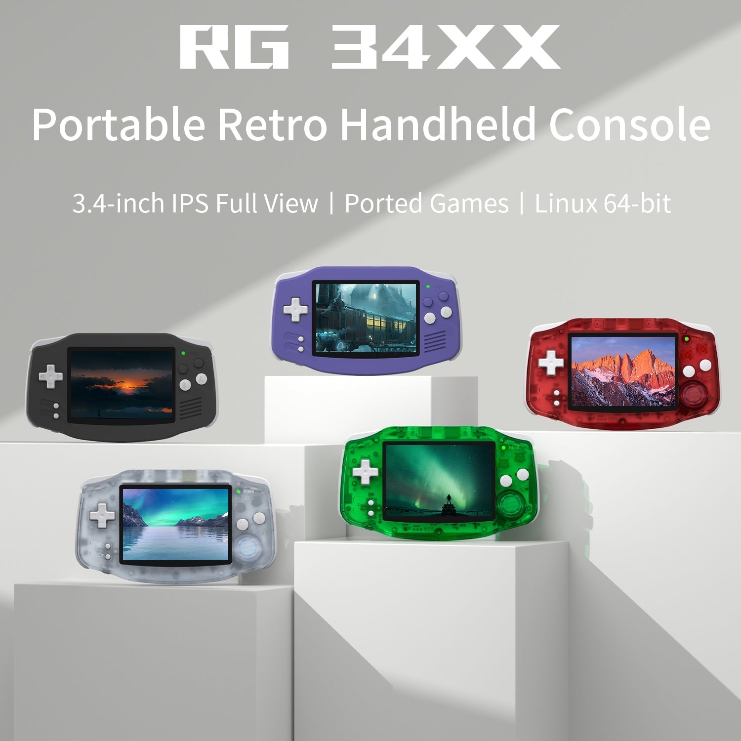 ANBERNIC RG 34XX Best Handheld Game Console: Retro Gaming Perfected ...